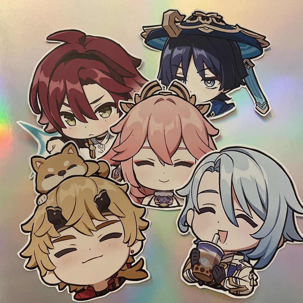 Genshin Impact Large Sticker Pack ‘Inazuma Set... - Depop