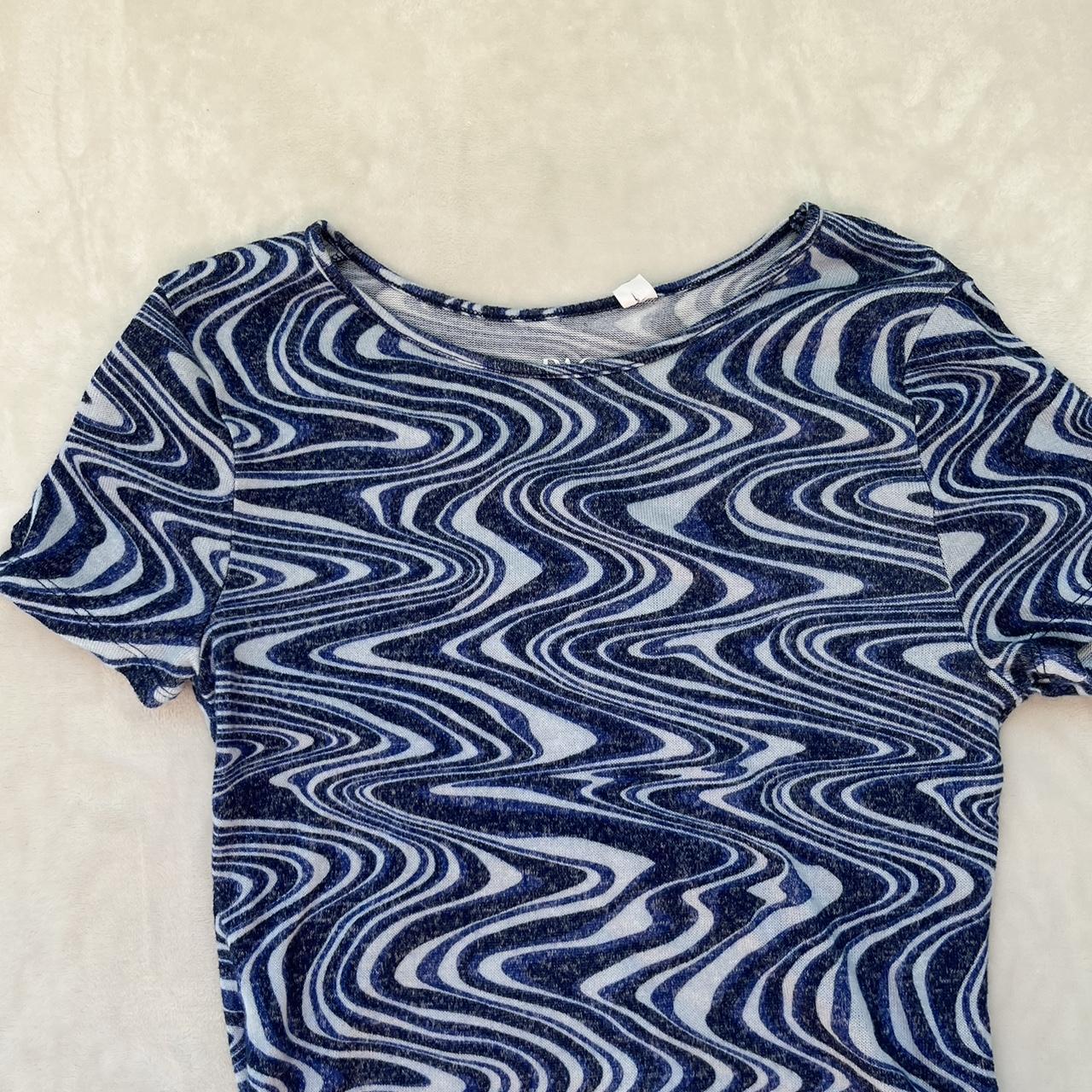 Blue backless top from Pacsun size medium - Depop