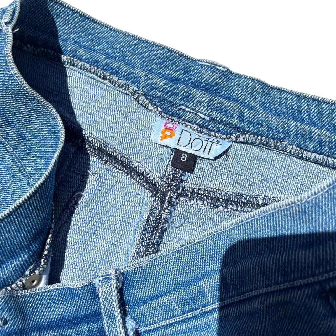 vintage y2k Dotti blue denim low rise mini... - Depop