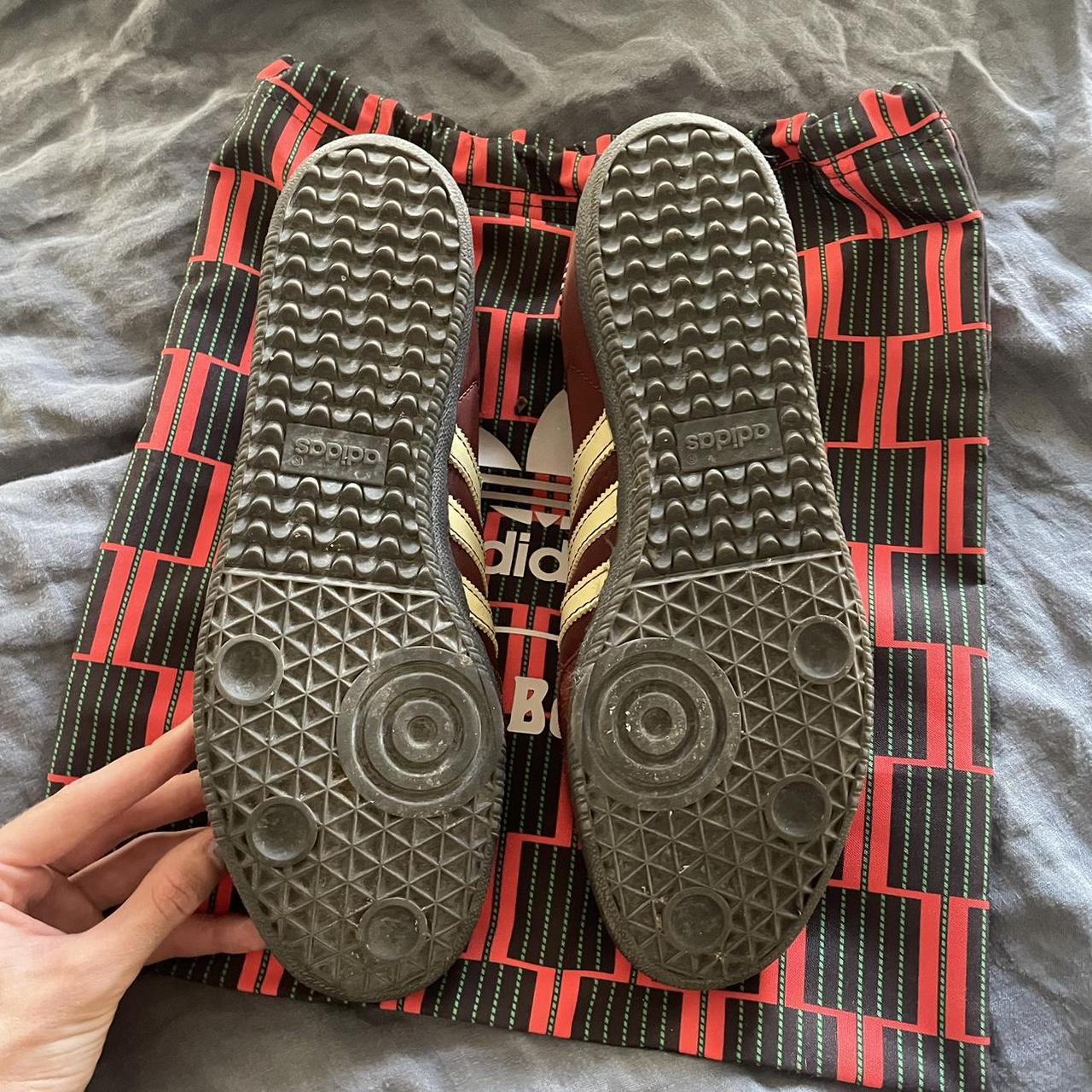 Wales Bonner X Adidas Samba collab, Bordeaux red/... - Depop