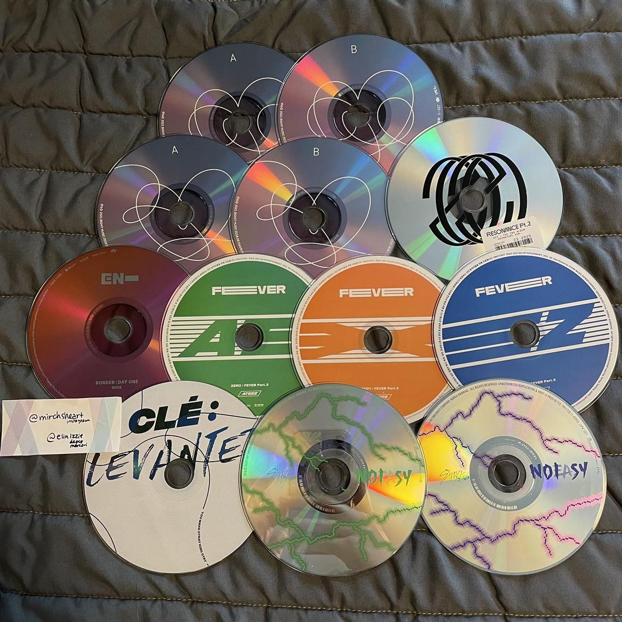 bundle/lot of kpop boygroup cds (BTS, Stray Kids,... - Depop