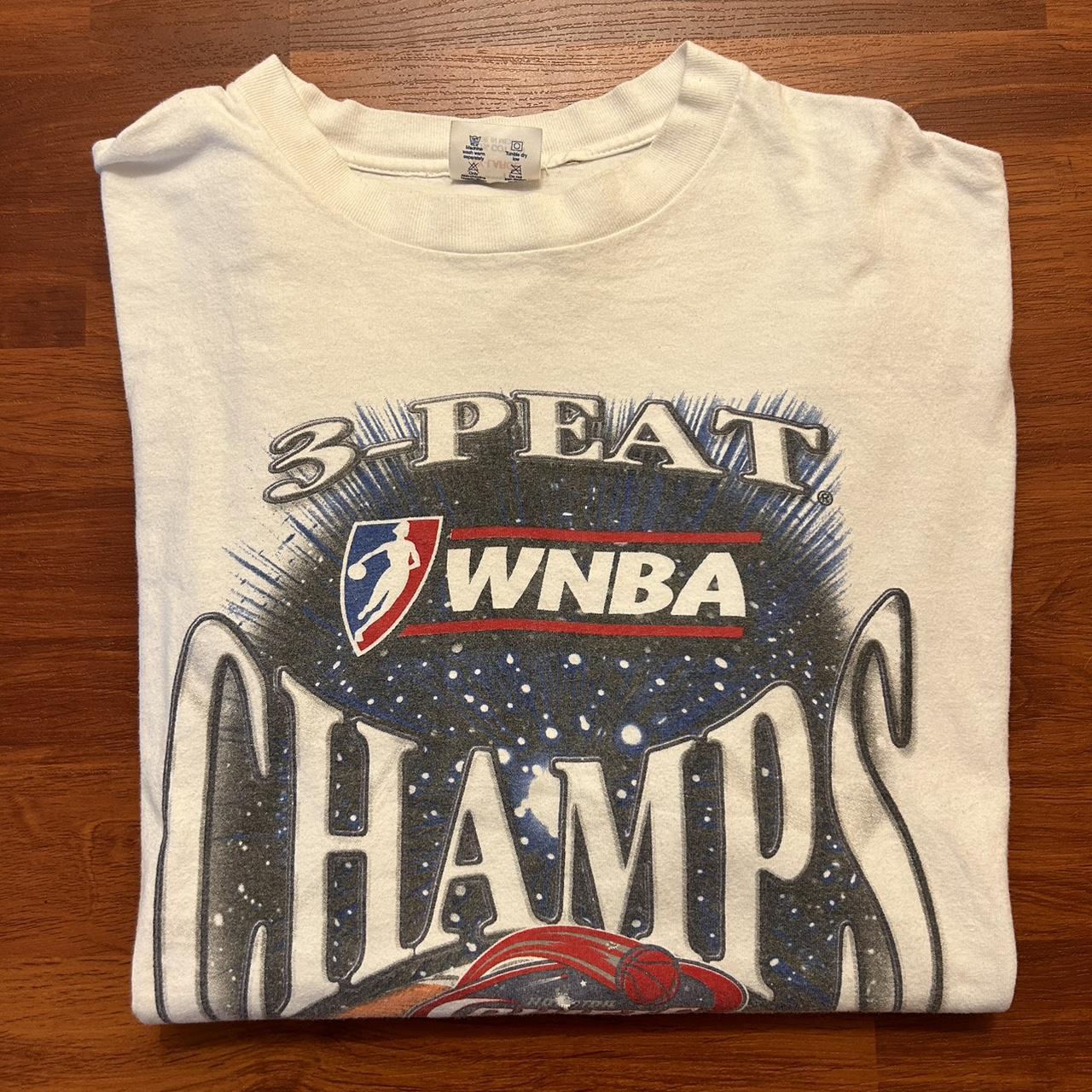 90’s WNBA Comets Championship Tee, Size XXL, Crazy... - Depop