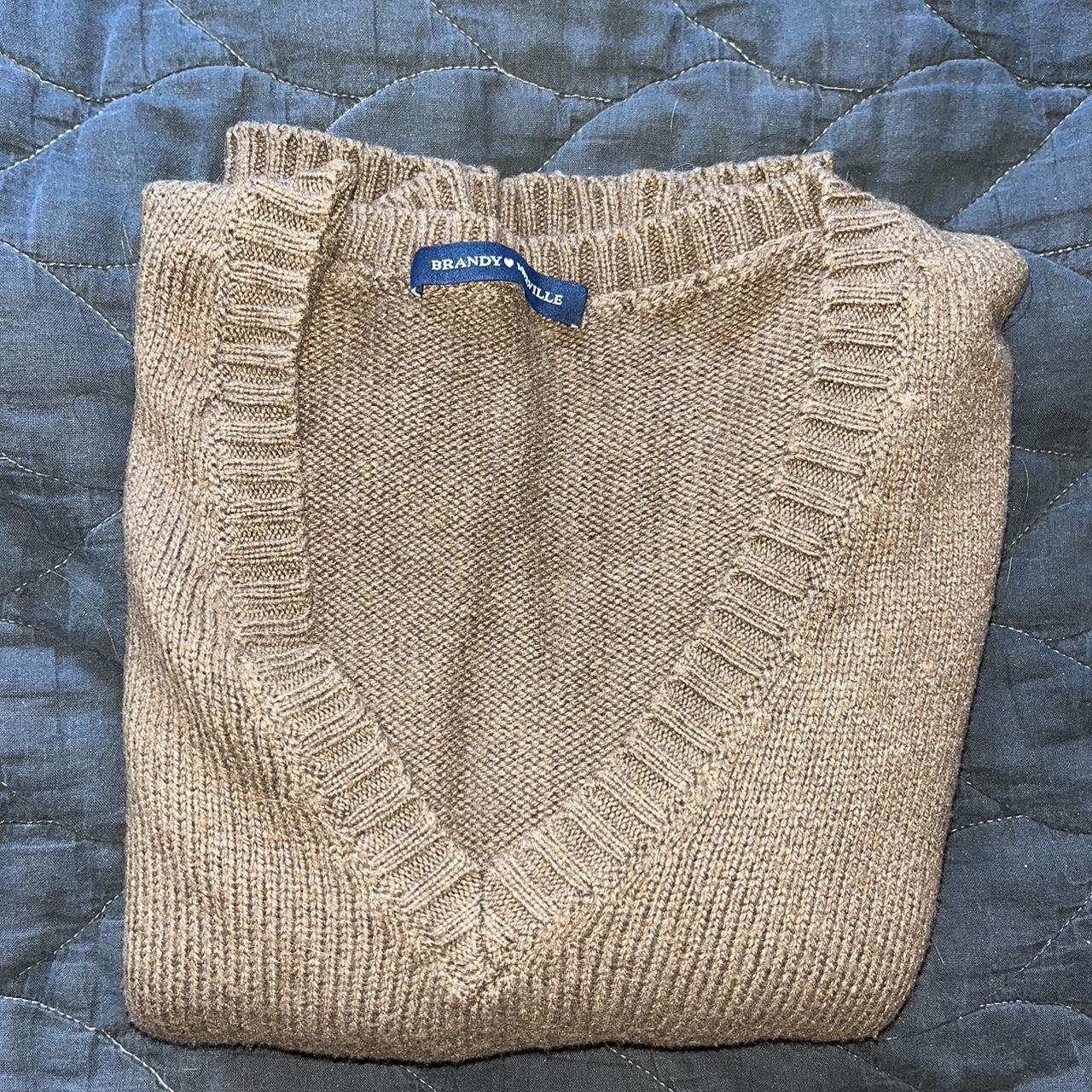 brandy v neck sweater - Depop