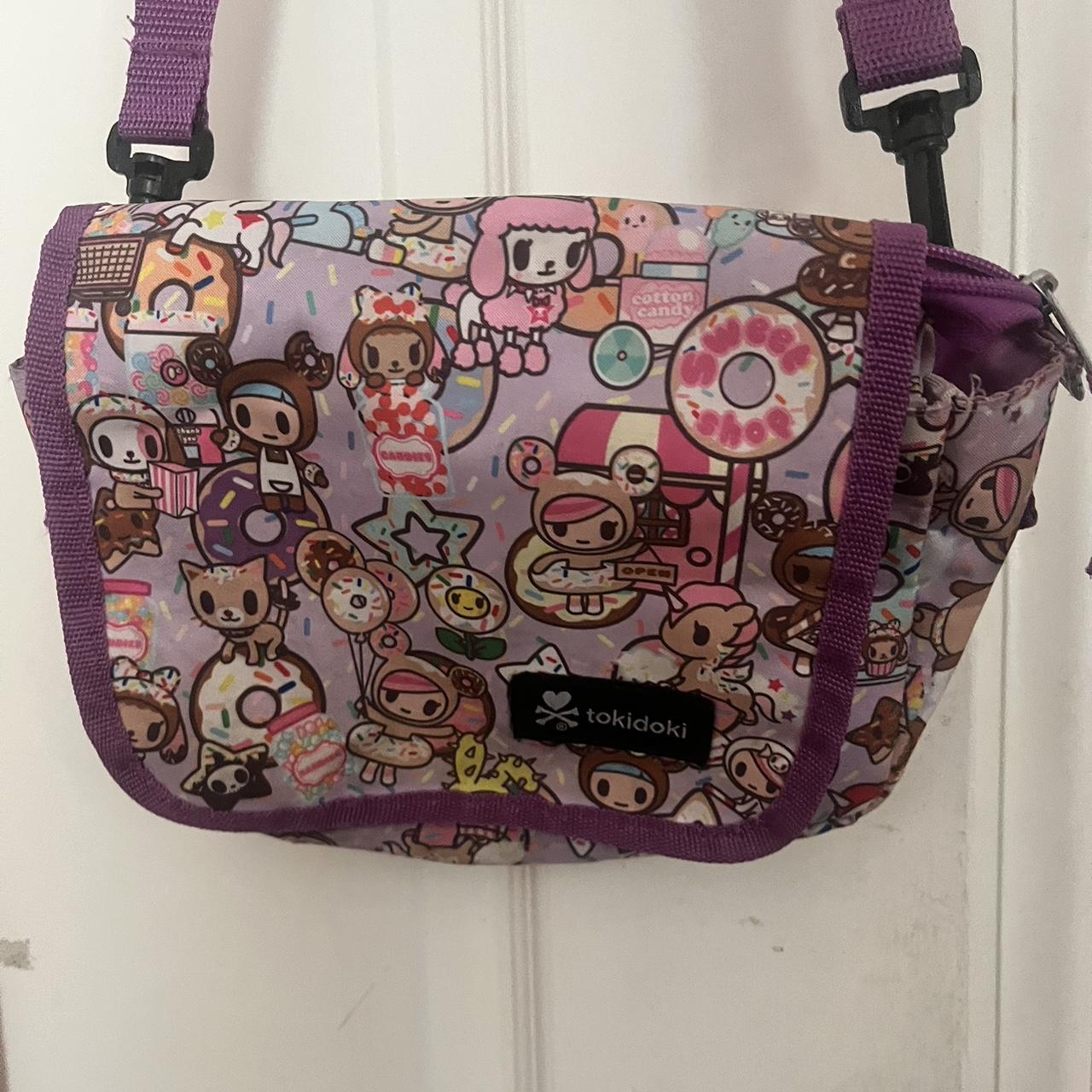 Tokidoki purple and pink crossbody bag #tokidoki - Depop