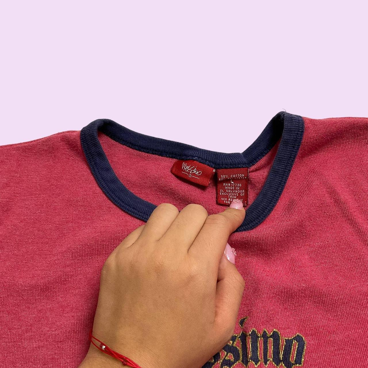 Vintage 2000s Graphic Mossimo Ringer... - Depop