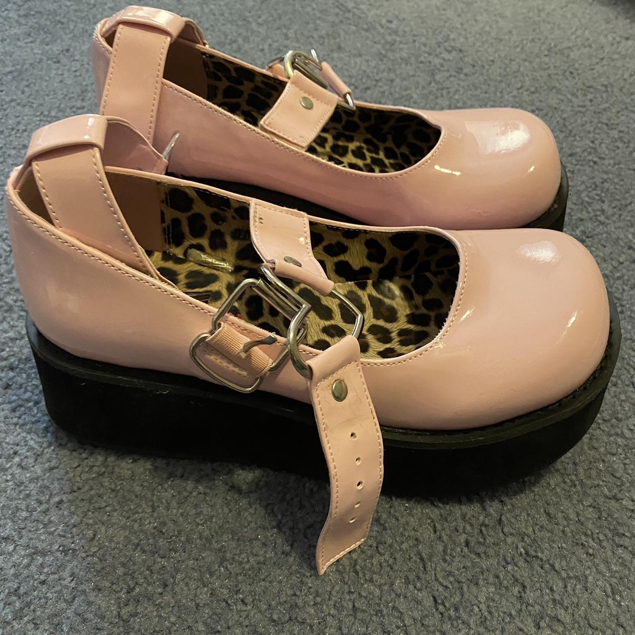 Sprite 0-2 pink demonias Barely worn, great condition - Depop