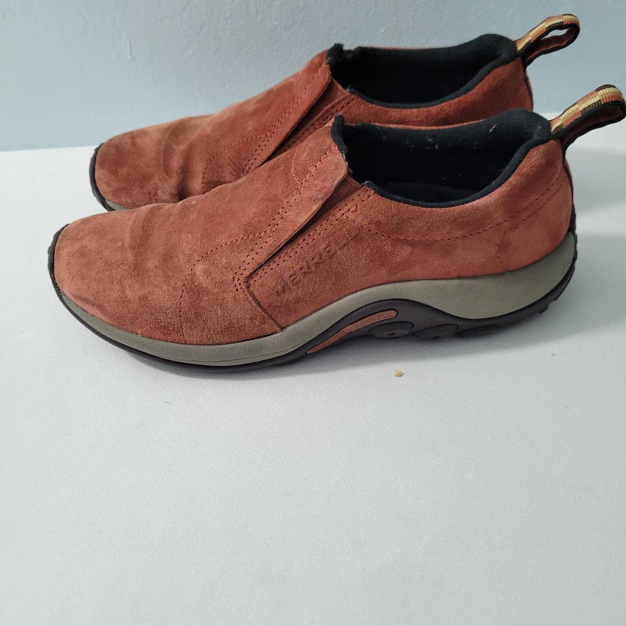 Merrell Jungle Moc Women's Performance Orange Suede... - Depop