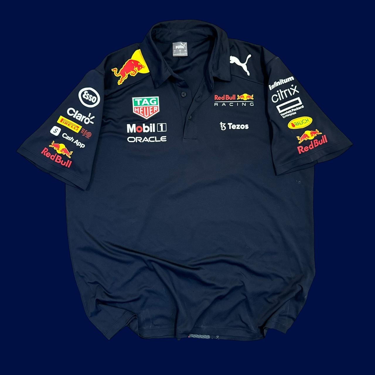 Puma Redbull Racing F1 Polo Shirt - 10/10... - Depop