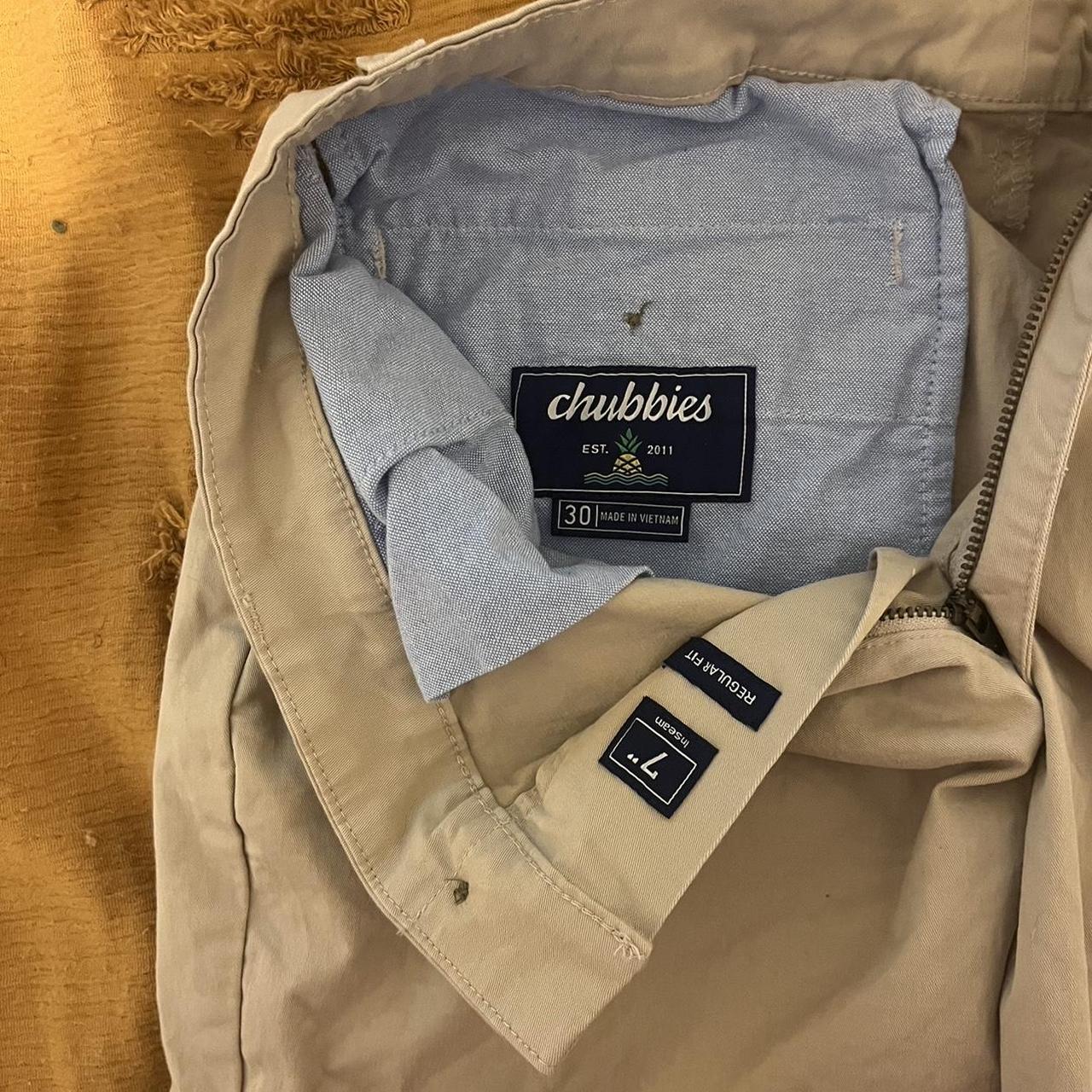 men's chubbies!! size 30 7" in-seam regular fit... - Depop