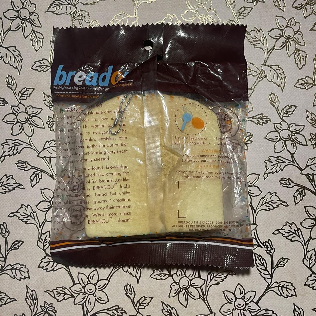 Breadou Toast Slice Squishy with a cute face! - in... - Depop