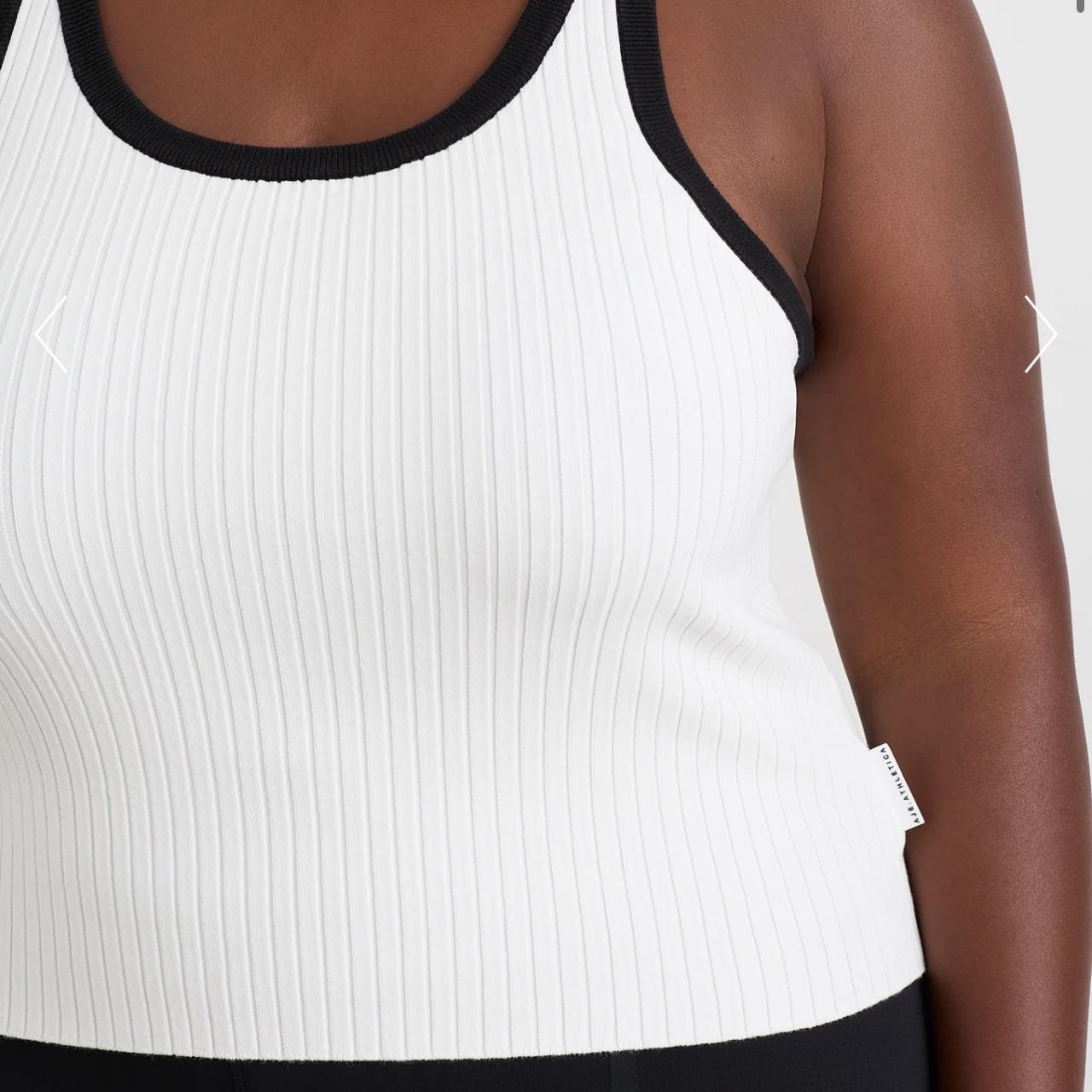 Aje athletica contrast ribbed tank Brand new... - Depop
