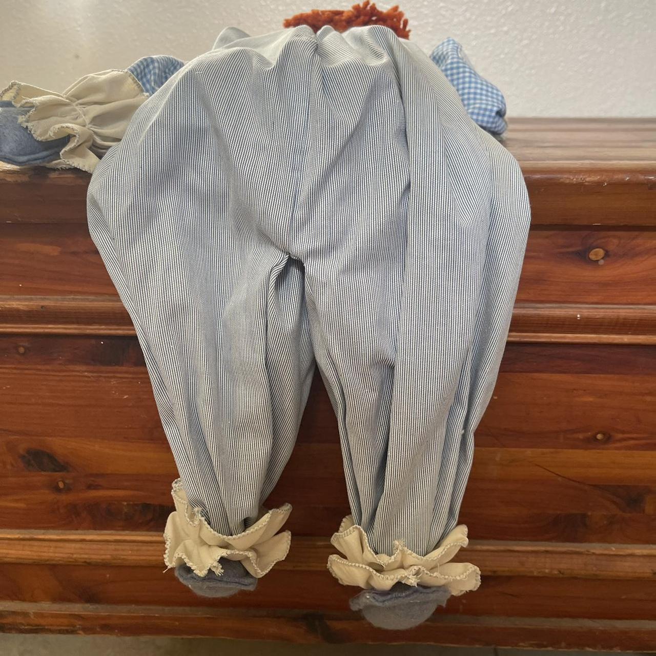 Antique Clown Doll Collector handmade pin stripe... - Depop