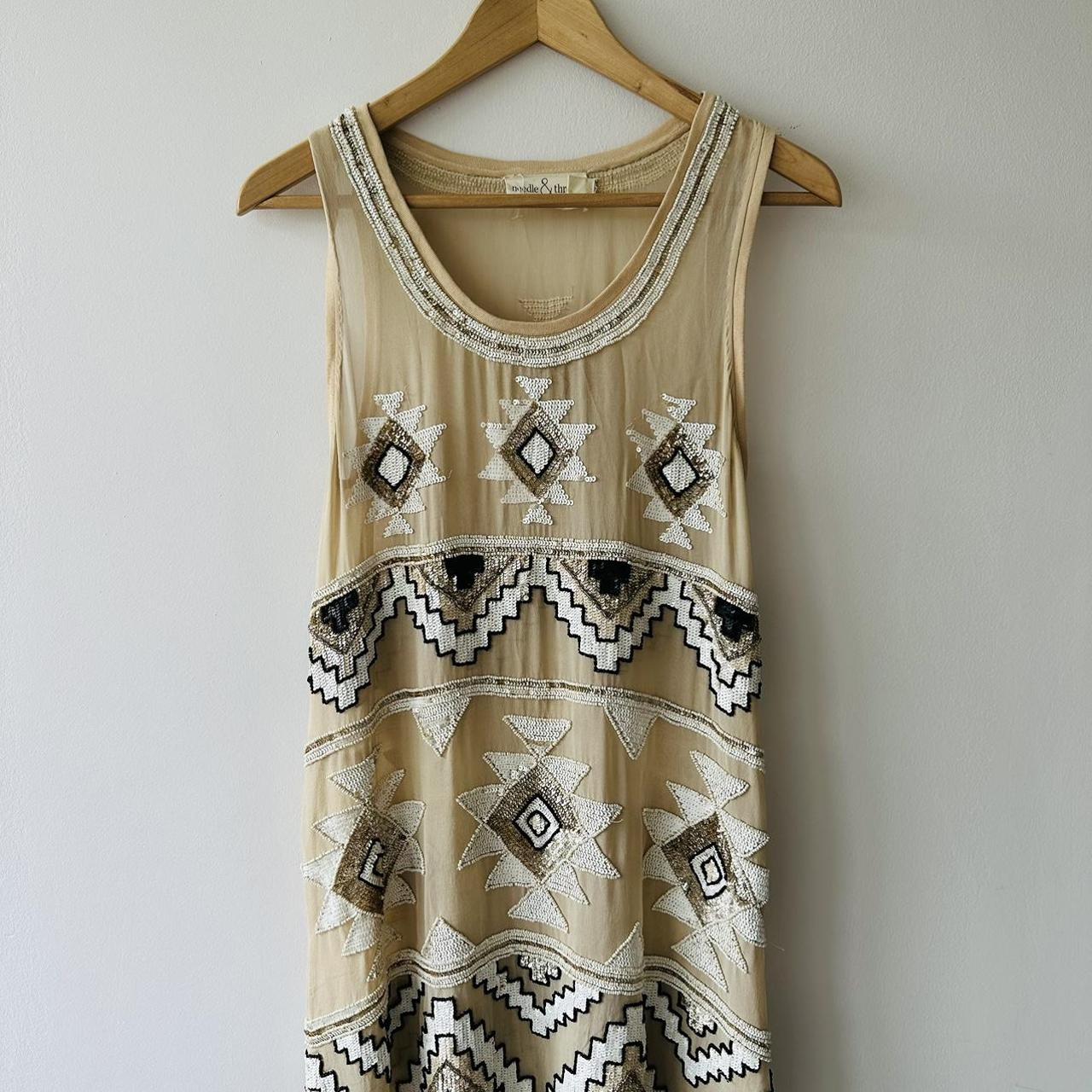 Needle & Thread - beaded silk dress / tunic. Great... - Depop