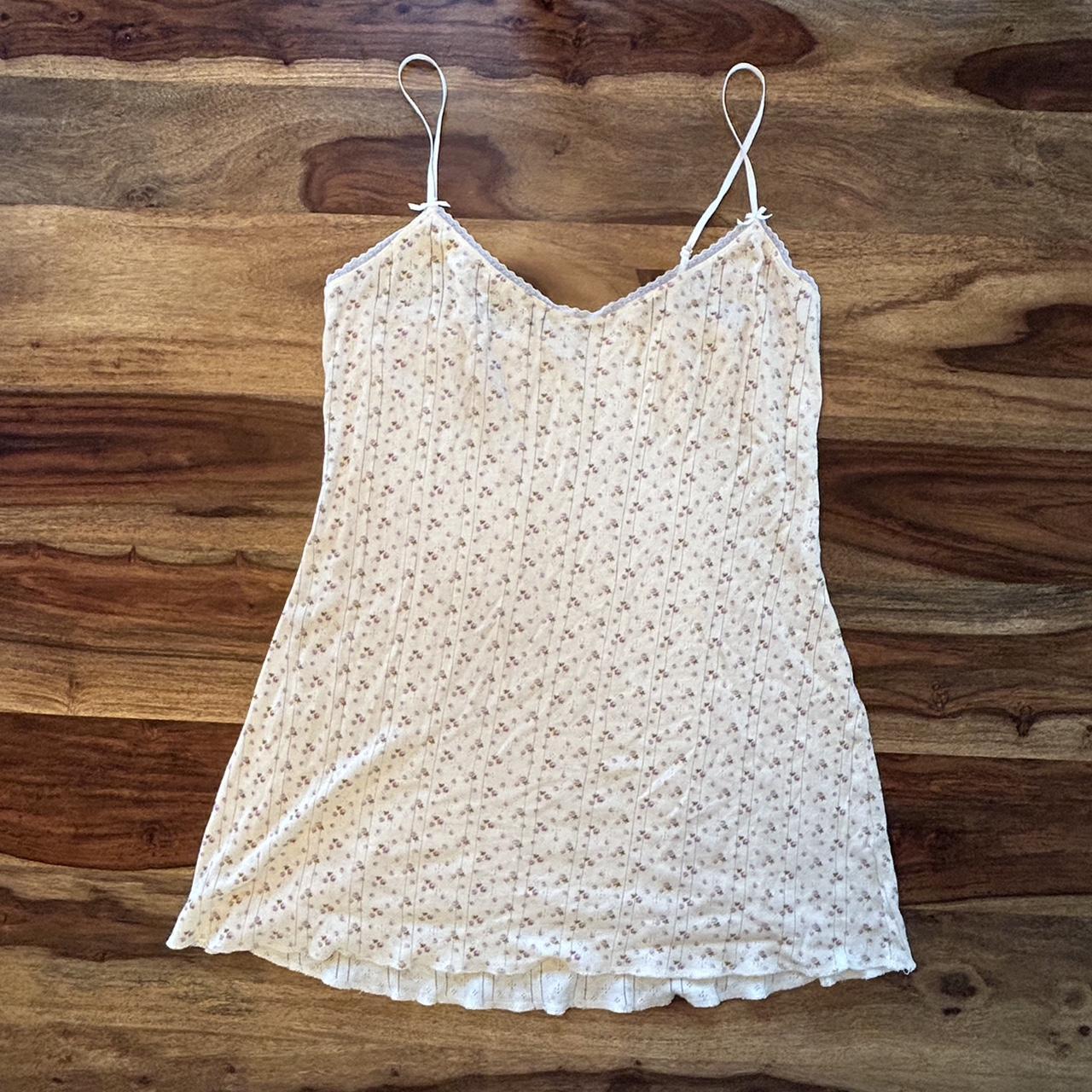 Cou Cou Intimates cami slip in English Rose pointelle - Depop