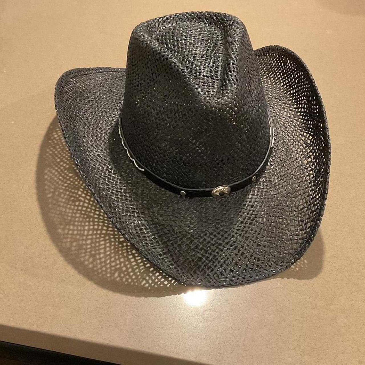 Black Stetson cowboy hat Brand new never worn... - Depop