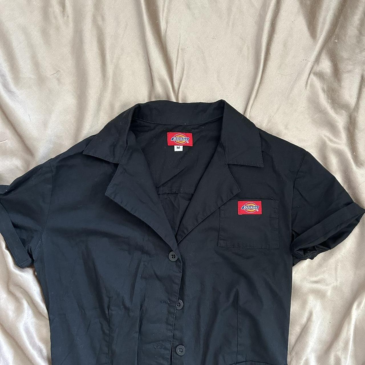 Dickies Black Cuffed Worker Dress cute vintage... - Depop