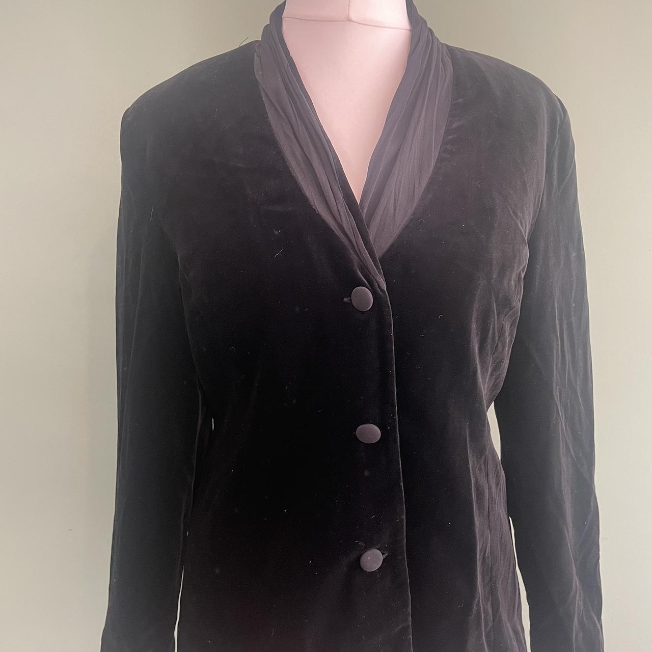 True vintage velvet blazer from the 80s. Gorgeous... - Depop