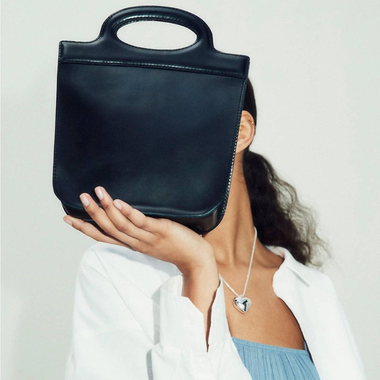 Madewell Black Leather The Toggle Crossbody/ Handbag... - Depop