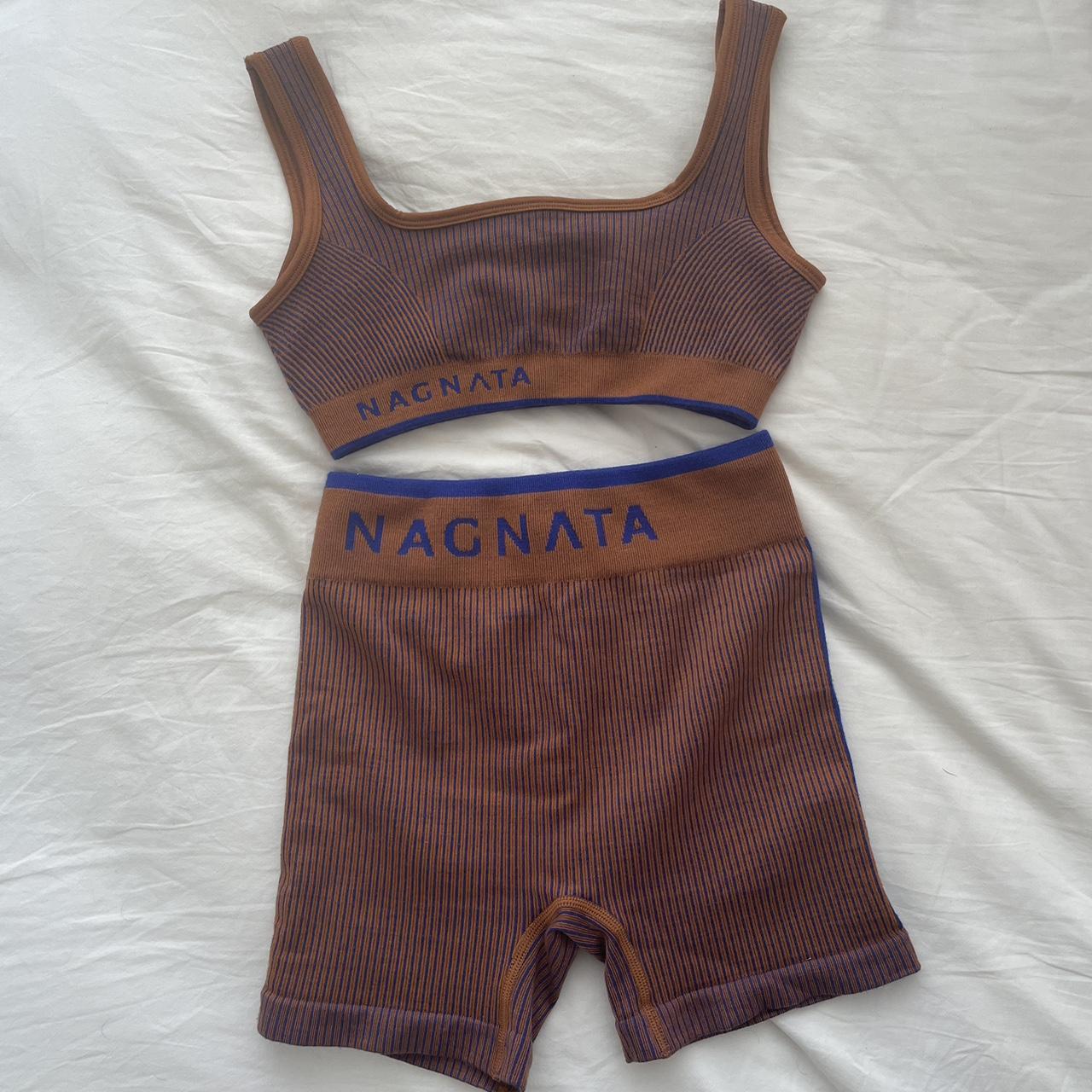 nagnata bronze/lapis set size xs worn maybe twice!... - Depop