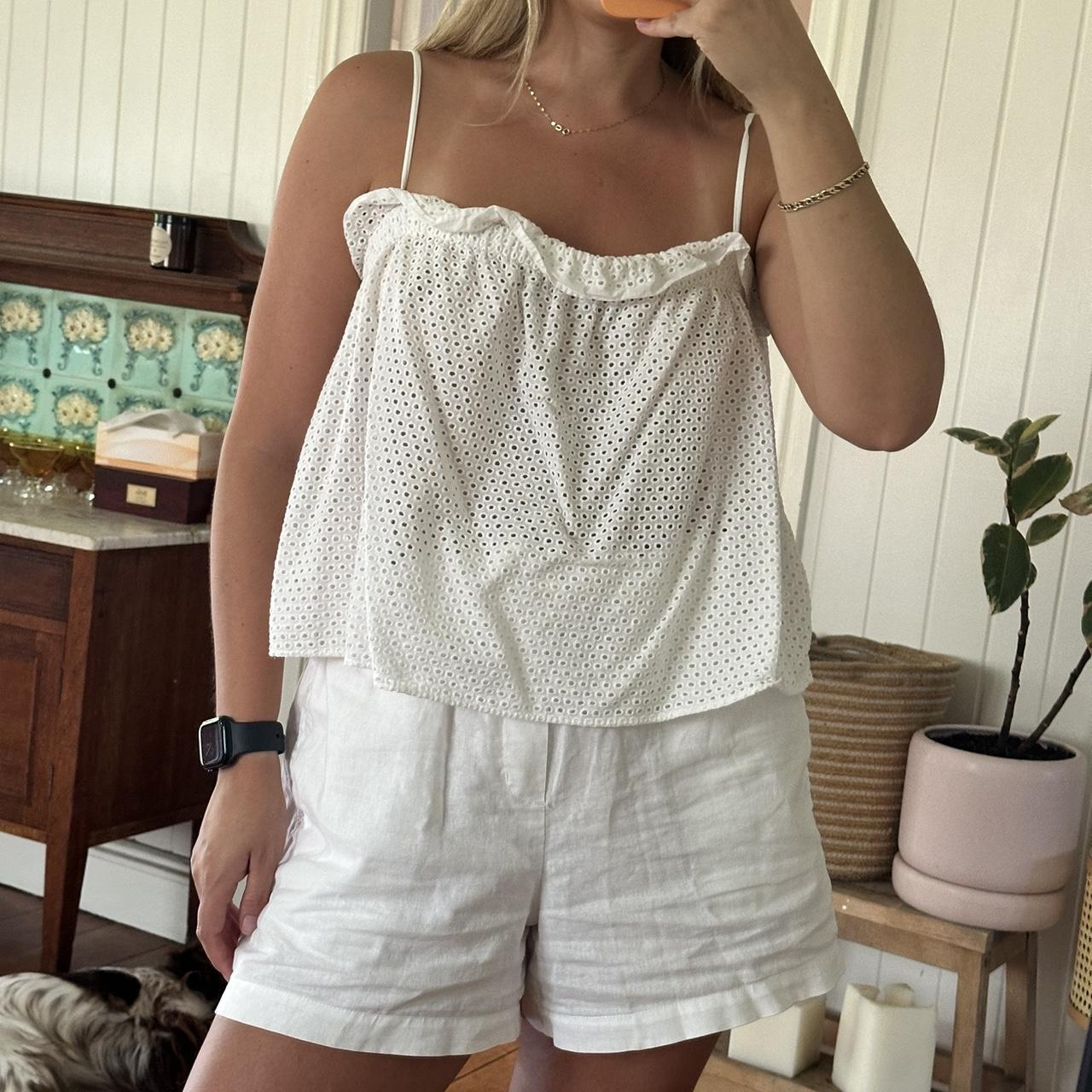 Zara crotchet top Elastic has gone on the top band,... - Depop