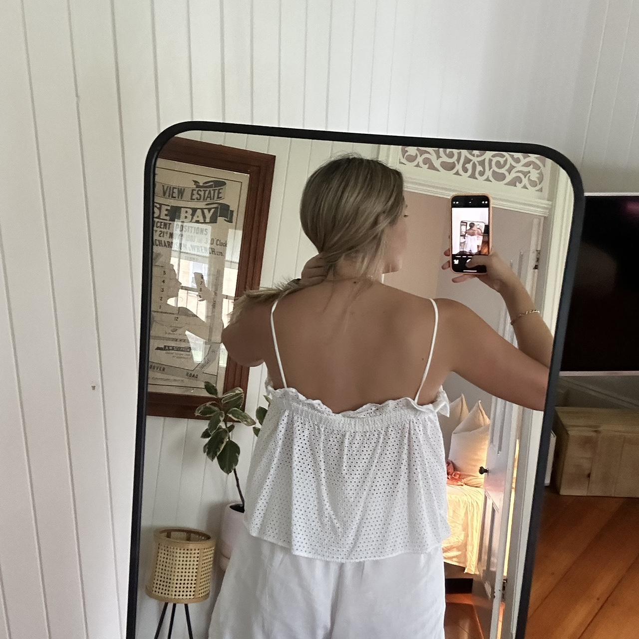 Zara crotchet top Elastic has gone on the top band,... - Depop