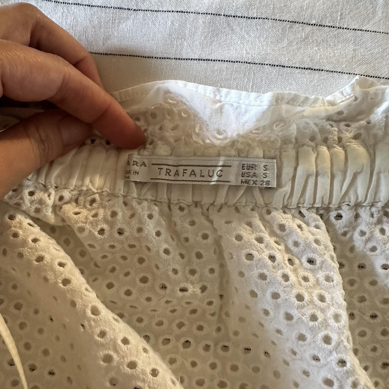 Zara crotchet top Elastic has gone on the top band,... - Depop