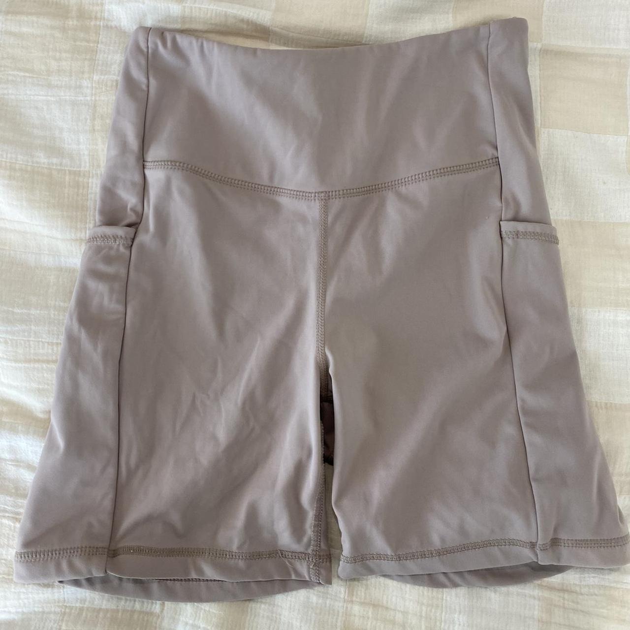 tan gym shorts ; cotton on body;size small/aus 8 - Depop
