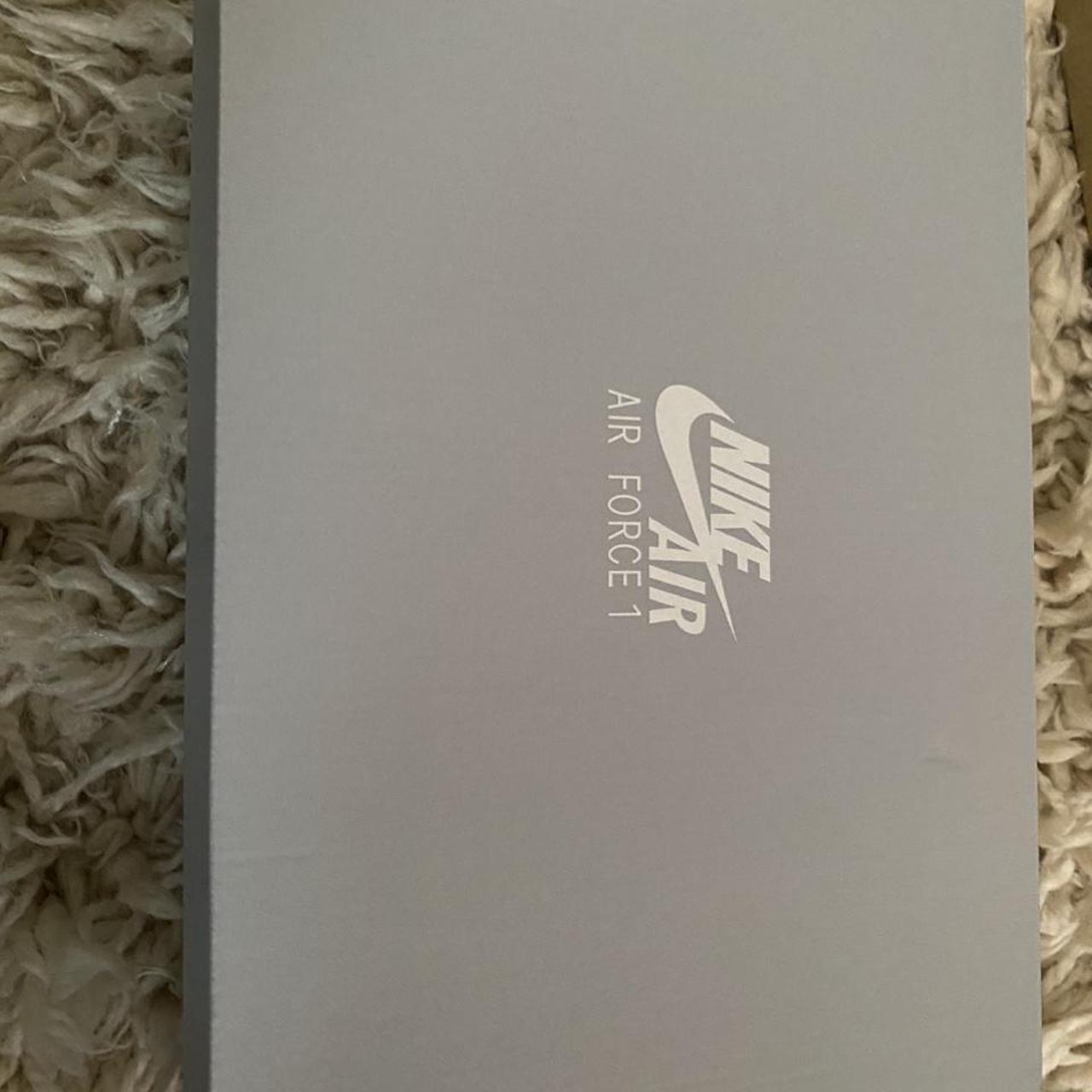 Nike Air Force 1 white Brand new UK 8 with shoe box... - Depop