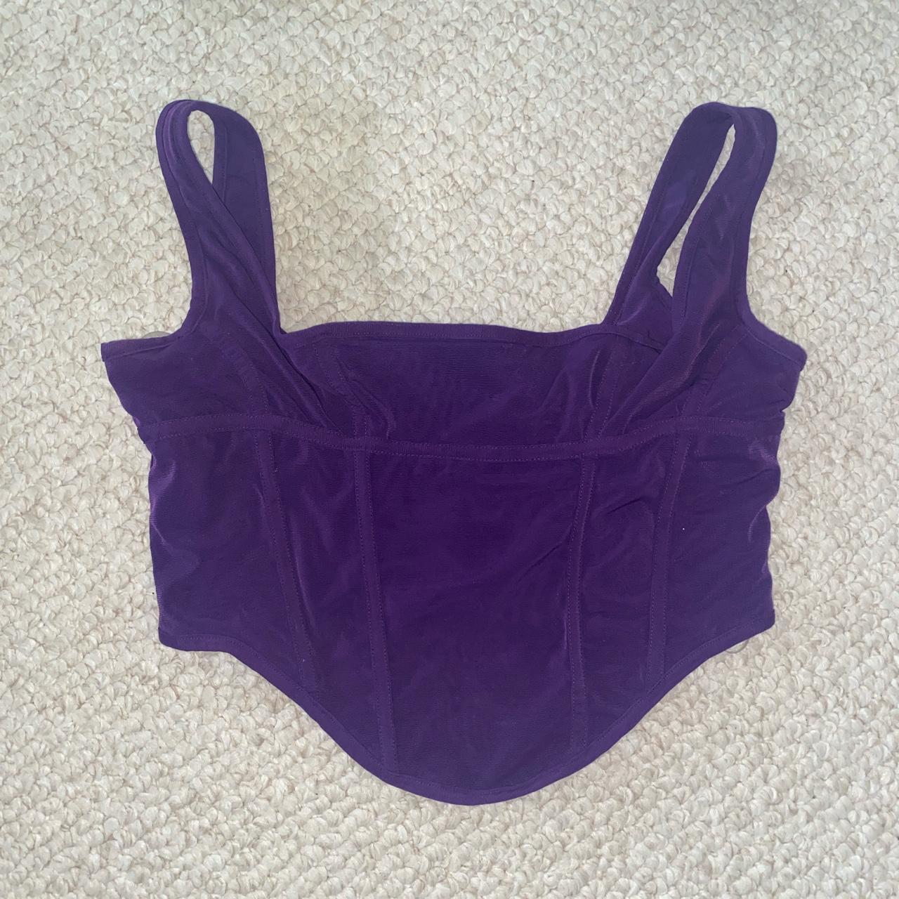 House of CB Women's Purple Corset | Depop