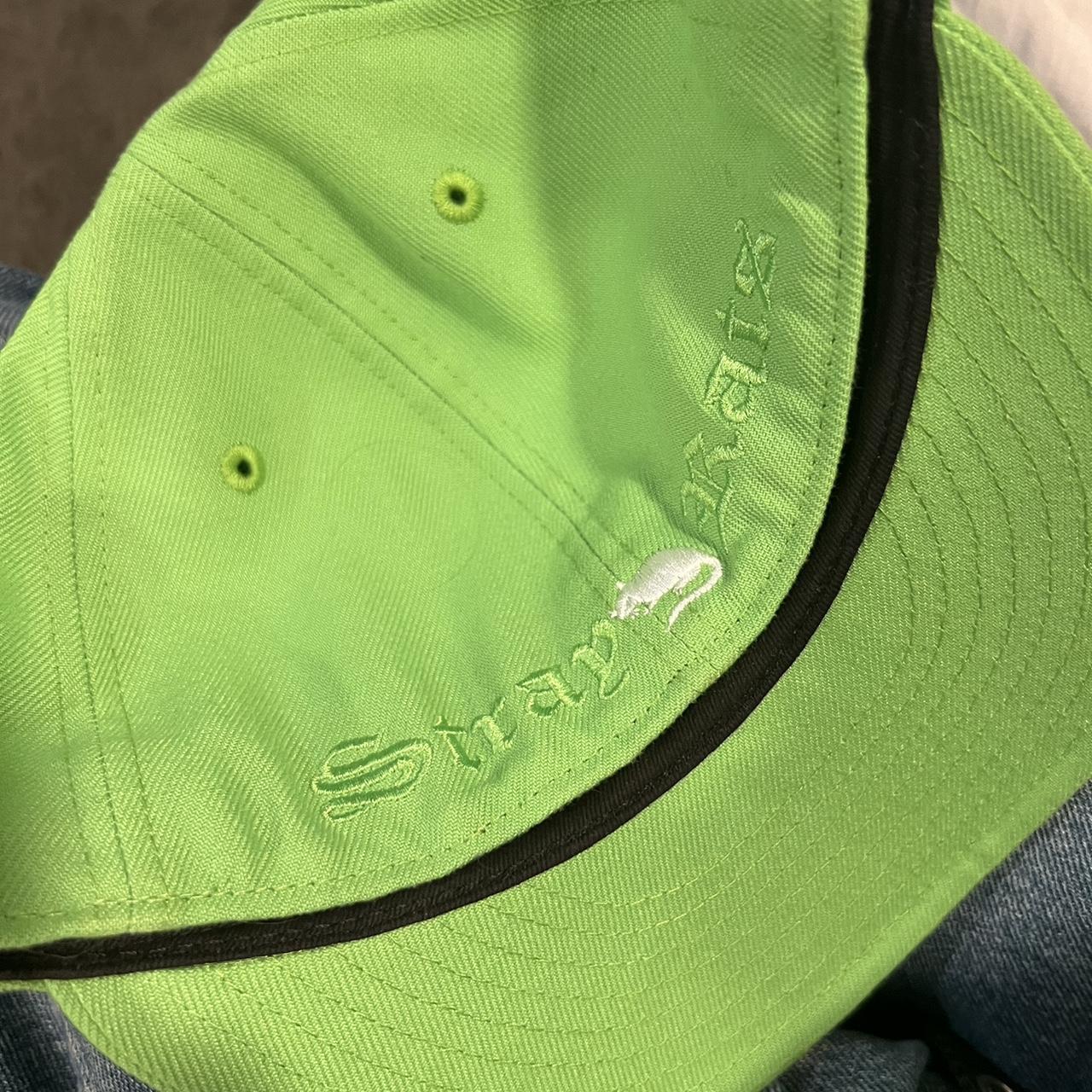 STRAY RATS LIME GREEN 59FIFTY FITTED CAP SIZE 7... - Depop