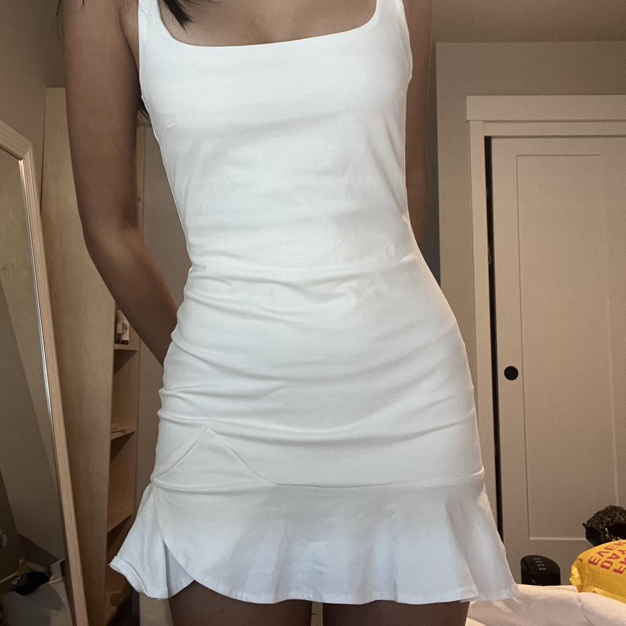 White Mini Princess Polly Dress Us 4 Brand New Depop