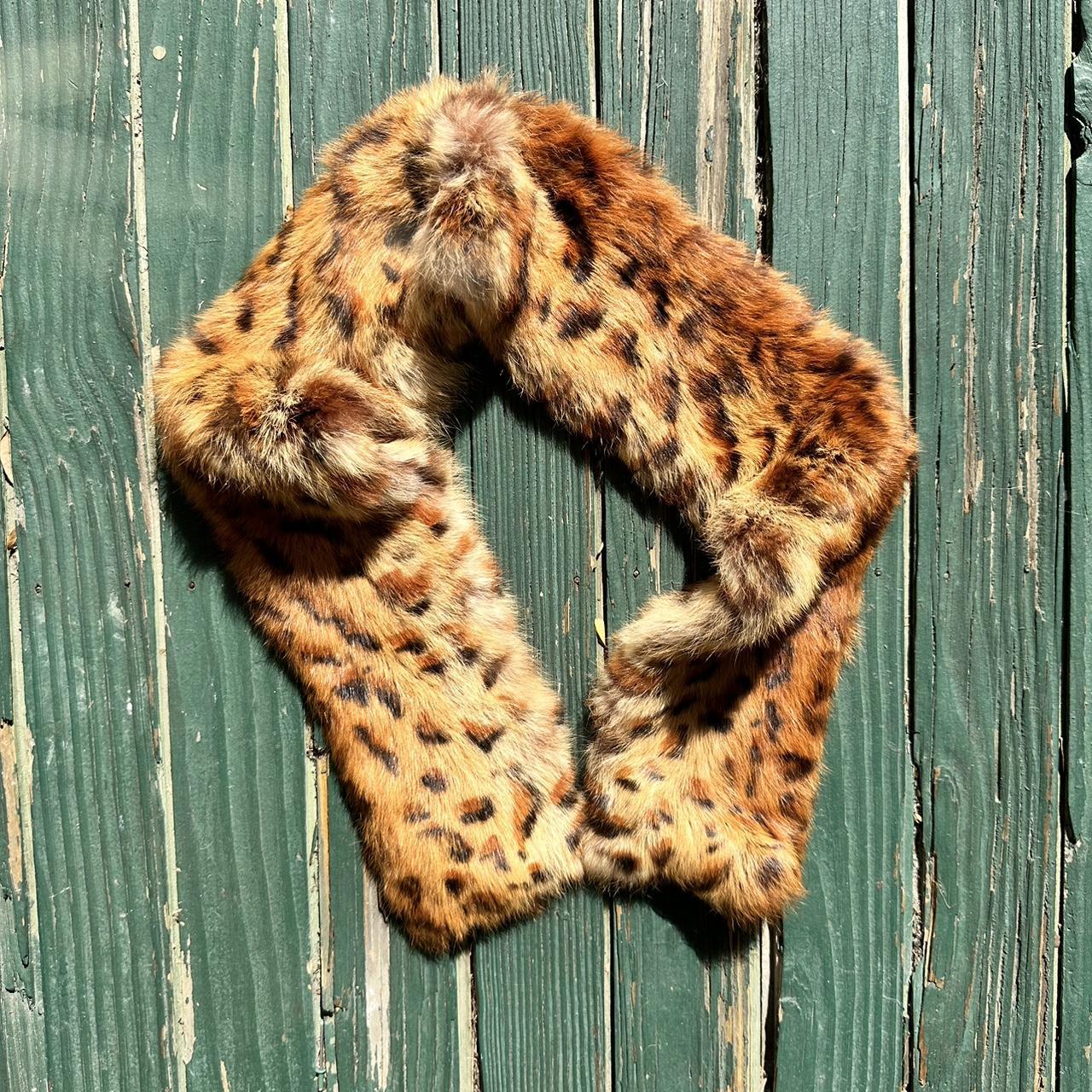 Real Rax rabbit Fur Neck scarf Very Warm Lafayette... - Depop