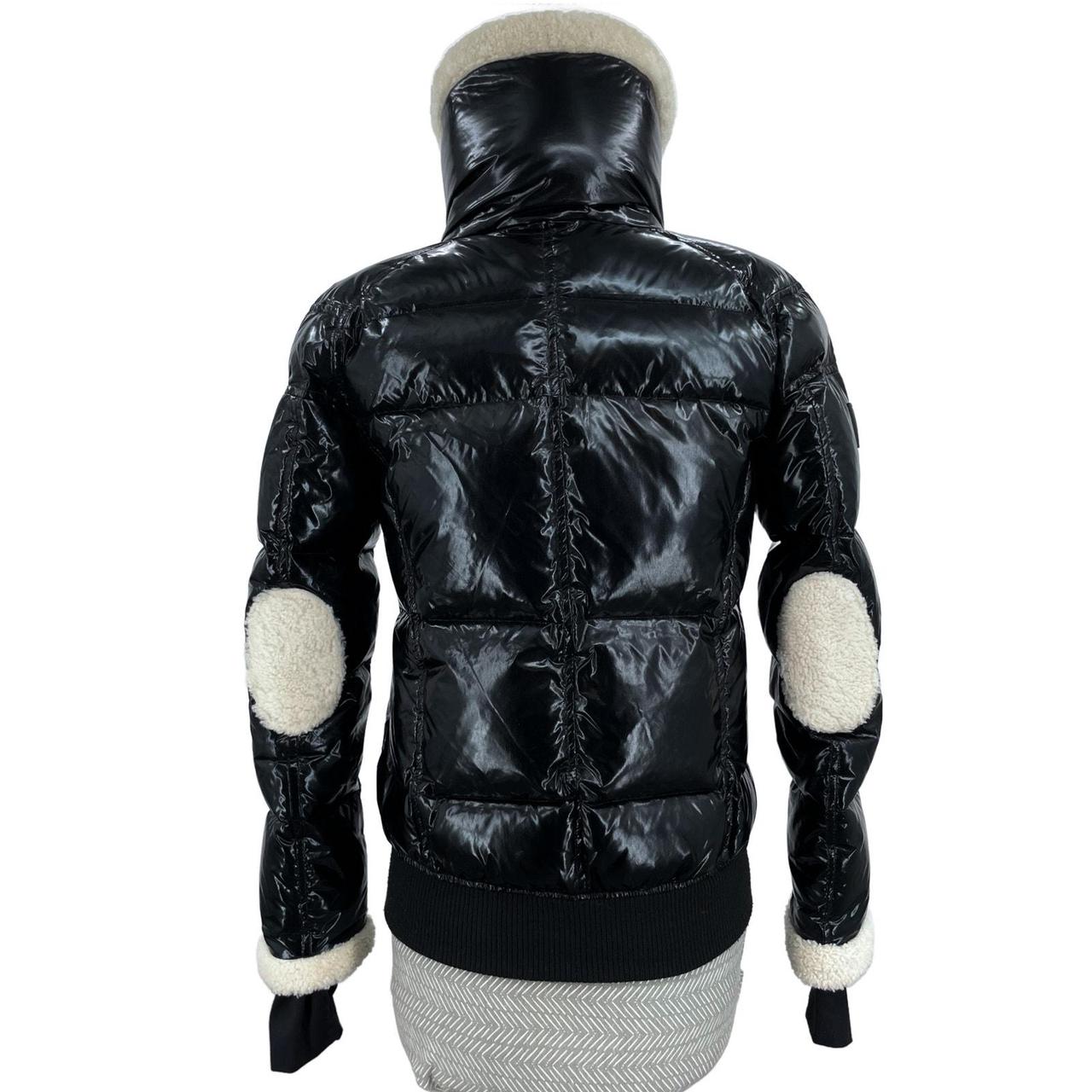 SAM. Ellie Down Jacket Caviar Black Puffer Bomber... | Depop