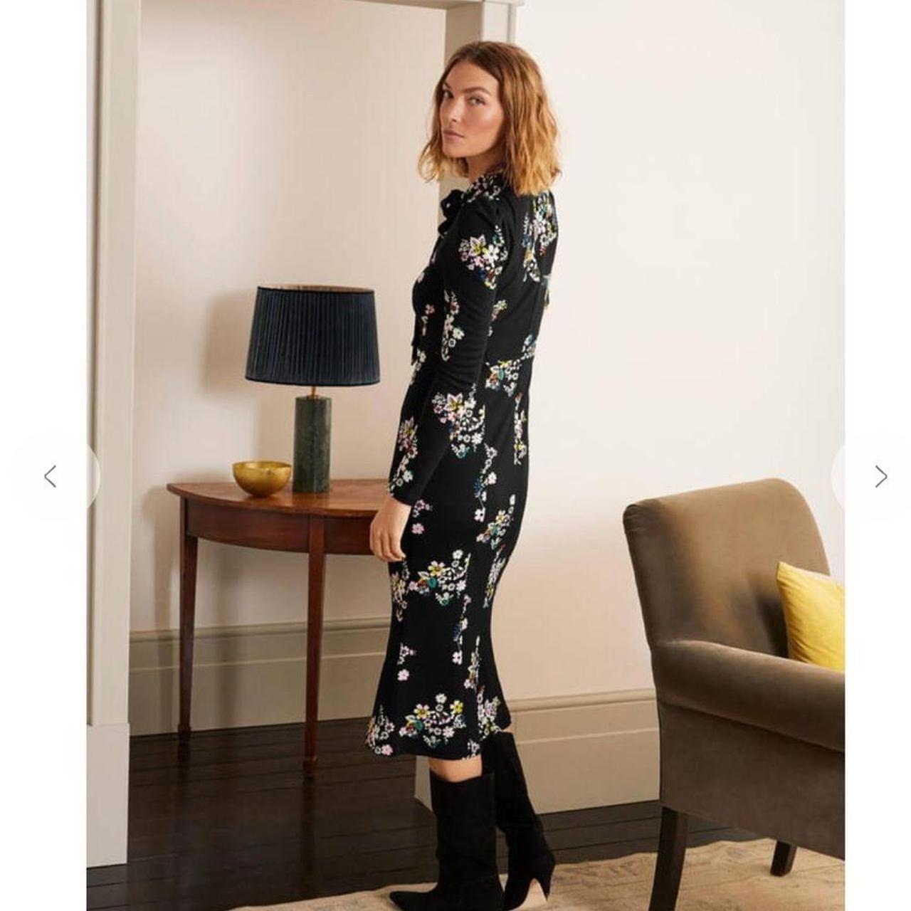 Boden Women's Black Dress | Depop