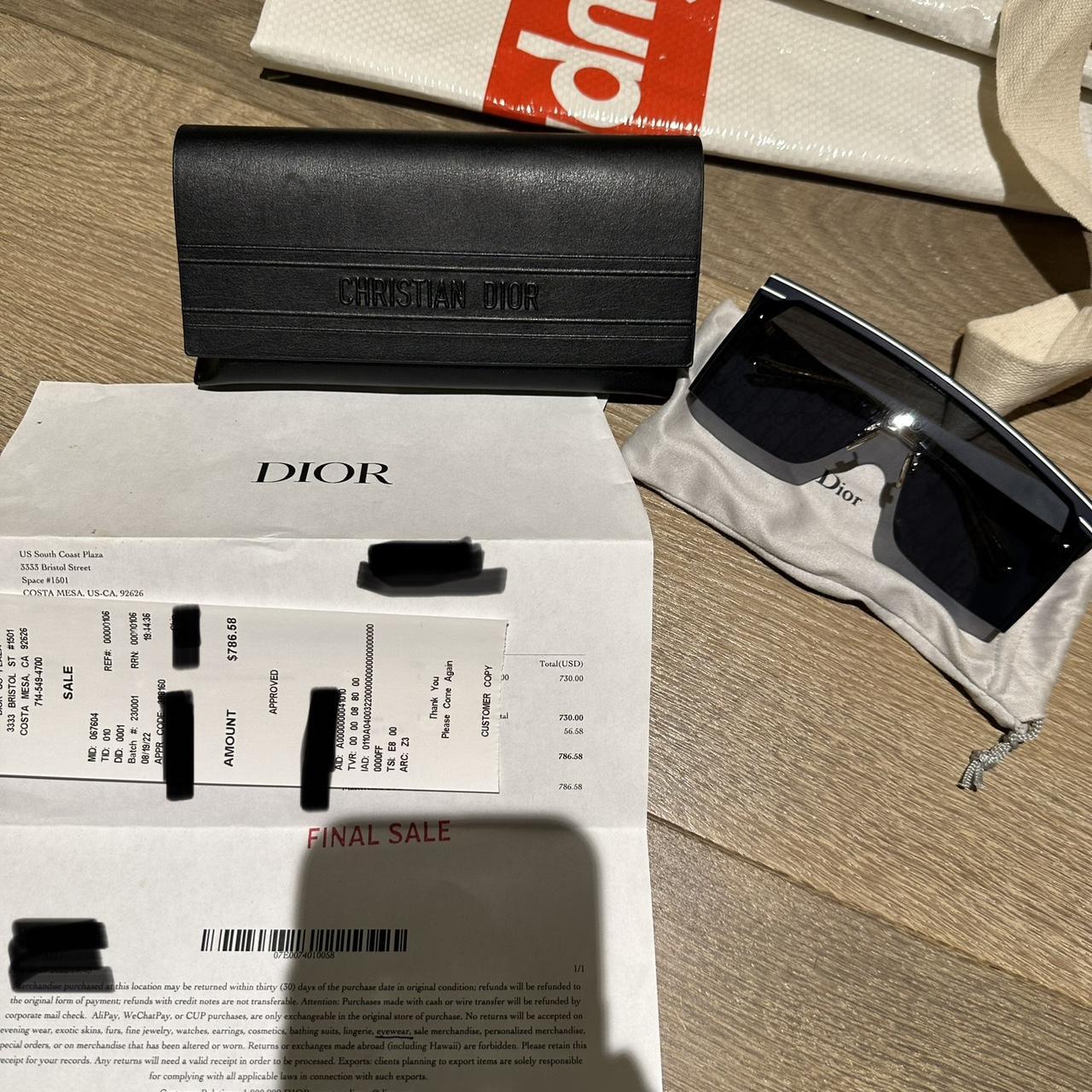 Dior Sunglasses in perfect condition receipts are... - Depop