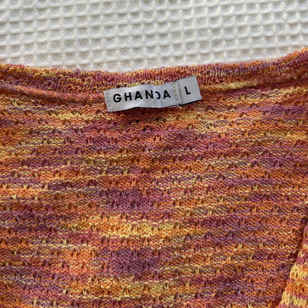 Ghanda - knit top (the string is adjustable) Size... - Depop