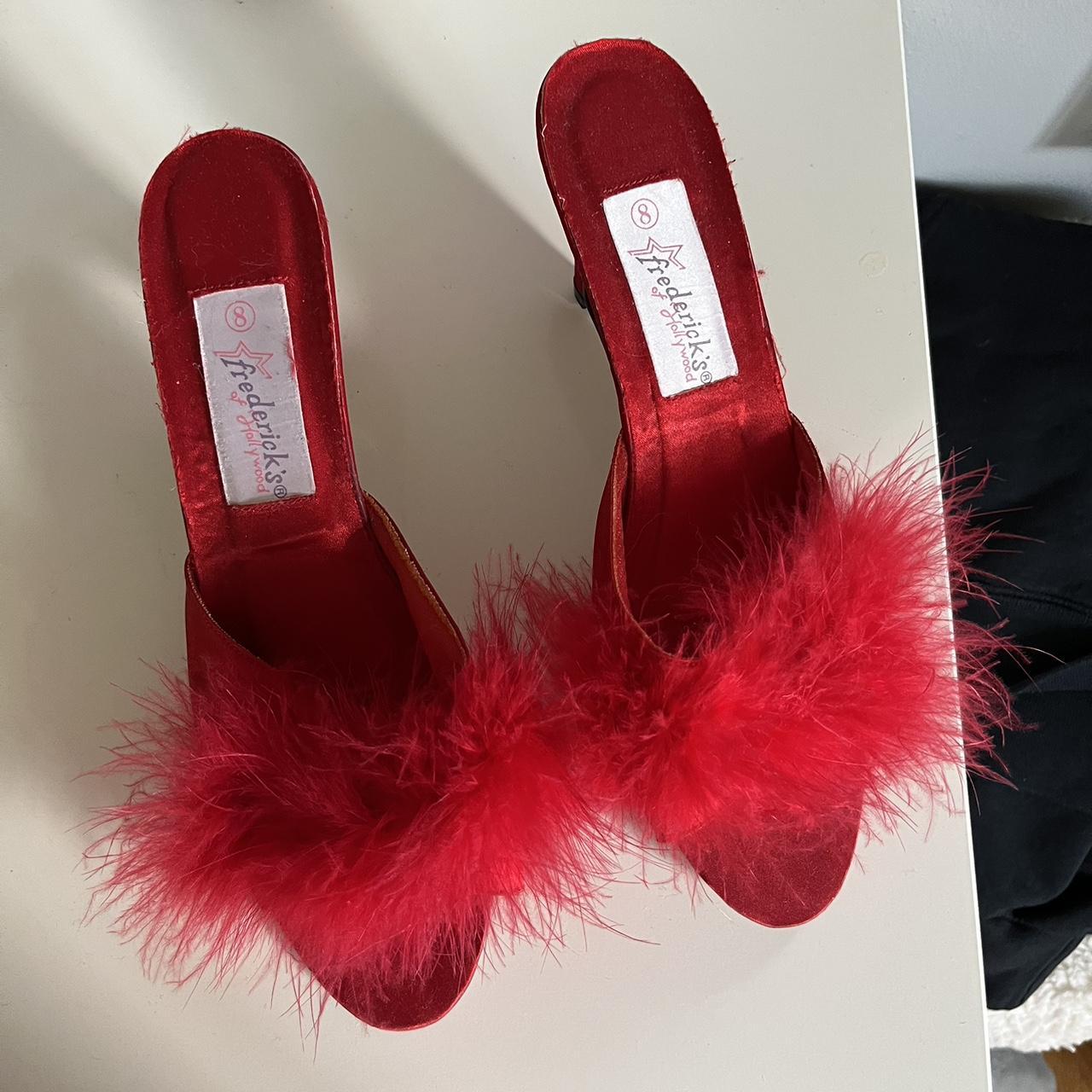 repop! the most delish red heels with a cute... - Depop