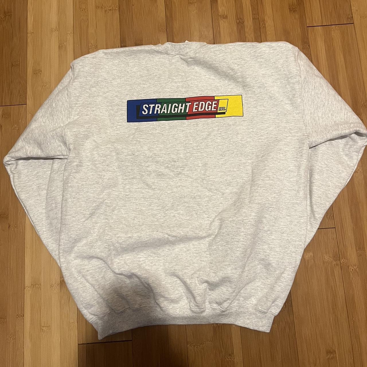 Straight Edge Crewneck Straight Edge Inc Barely... - Depop