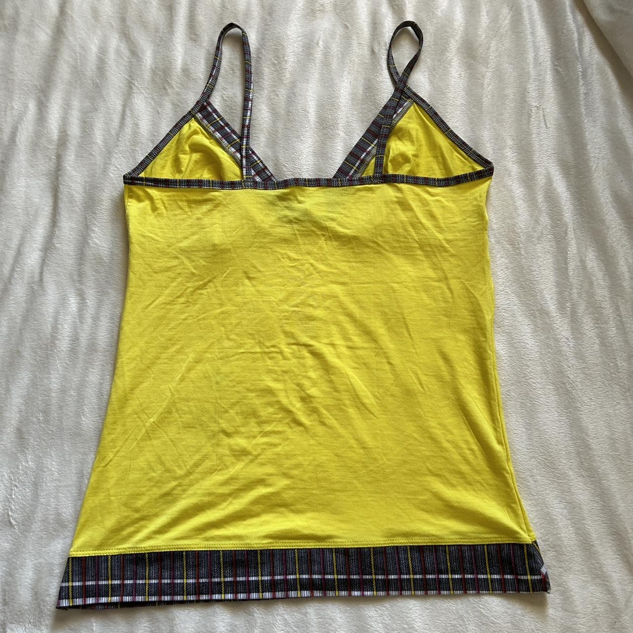 Y2K yellow cami top 💕 Tagged size XL , top is being... - Depop