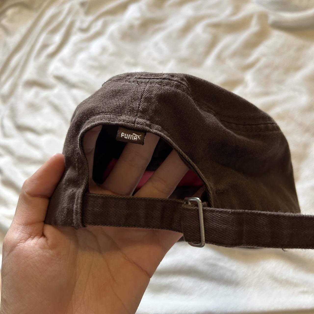 Y2K puma brown and pink hat 💋 #early2000s #2000s... - Depop