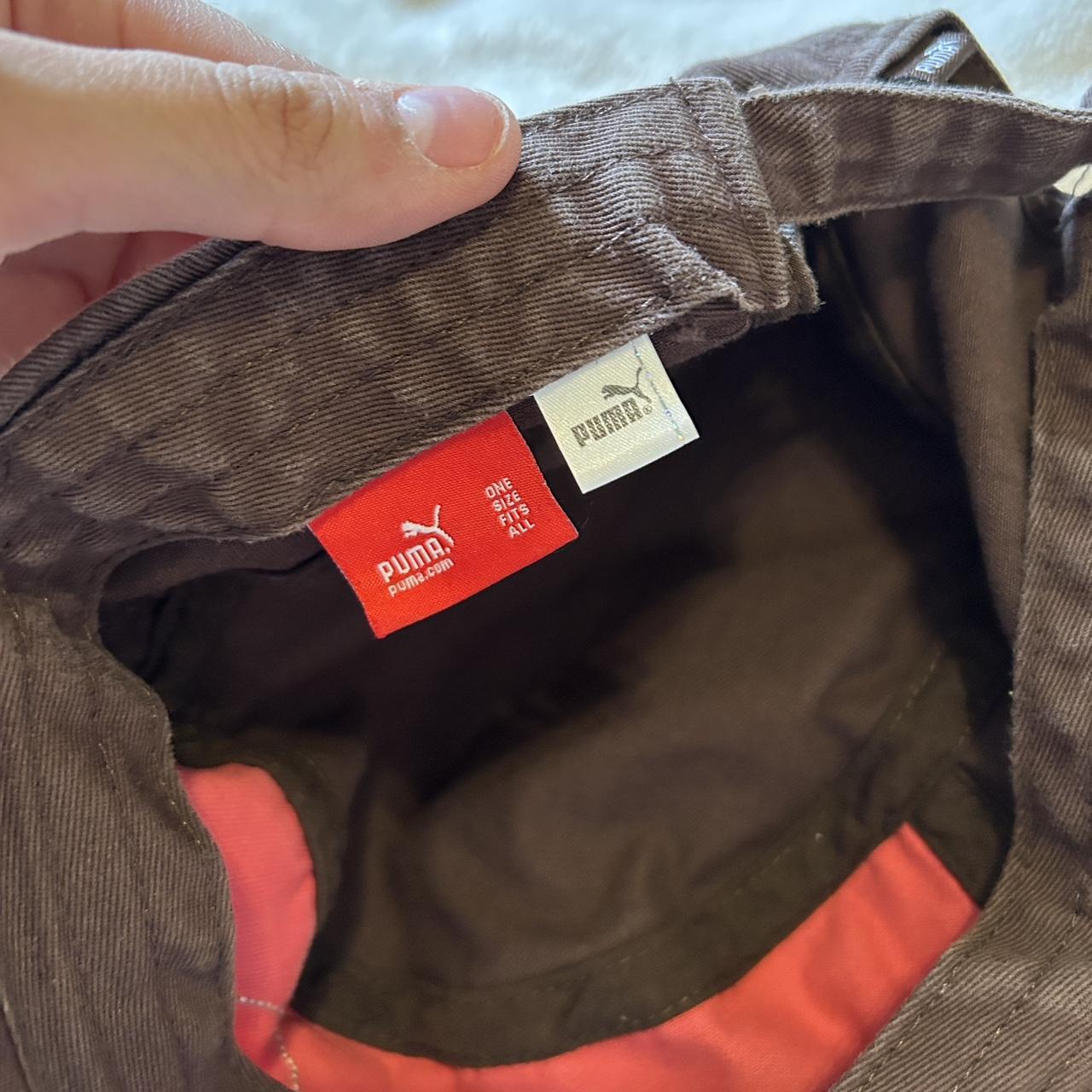 Y2K puma brown and pink hat 💋 #early2000s #2000s... - Depop