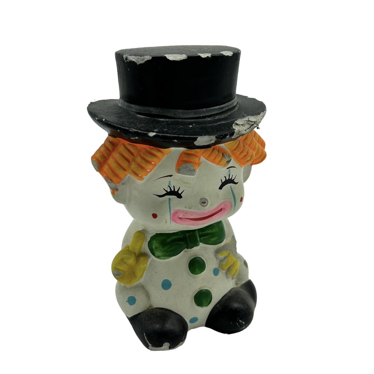 Vintage Clown Coinbank •Vintage Circus Clown Coin... - Depop