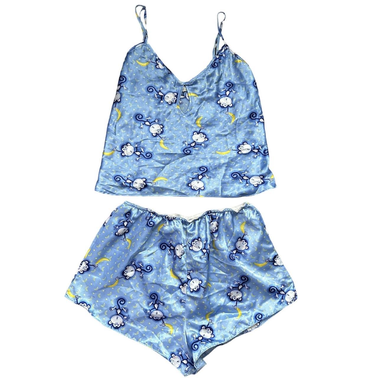 Vintage Y2K Pajama Set •Women’s Vintage Y2K Monkey... - Depop