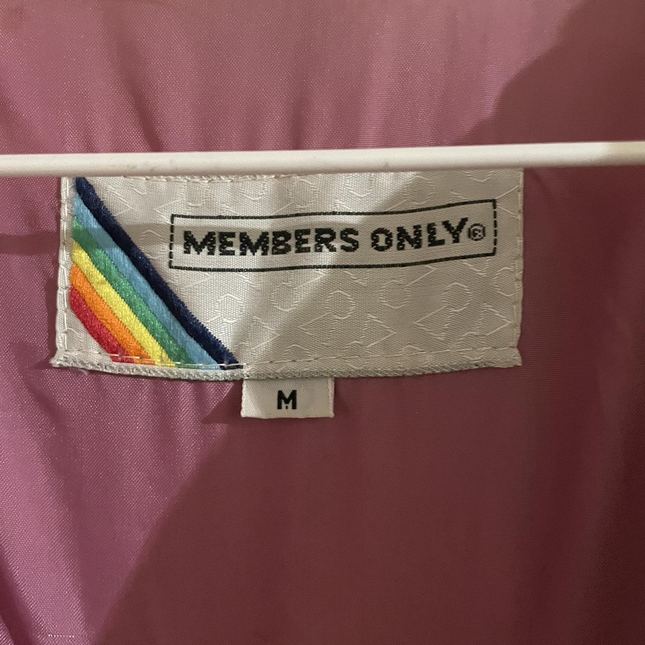 Members Only Women's Purple and Pink Jacket | Depop