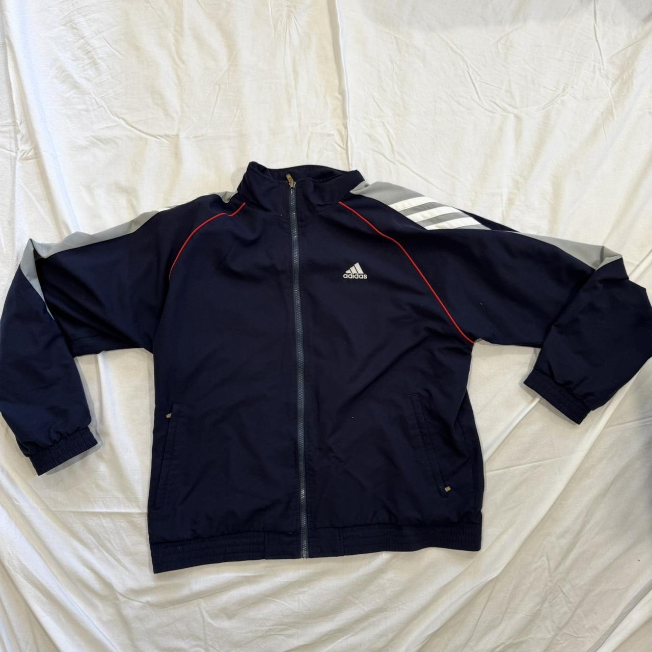 Vintage adidas spray jacket 🌈 tag size, XL 🪩 msg... | Depop