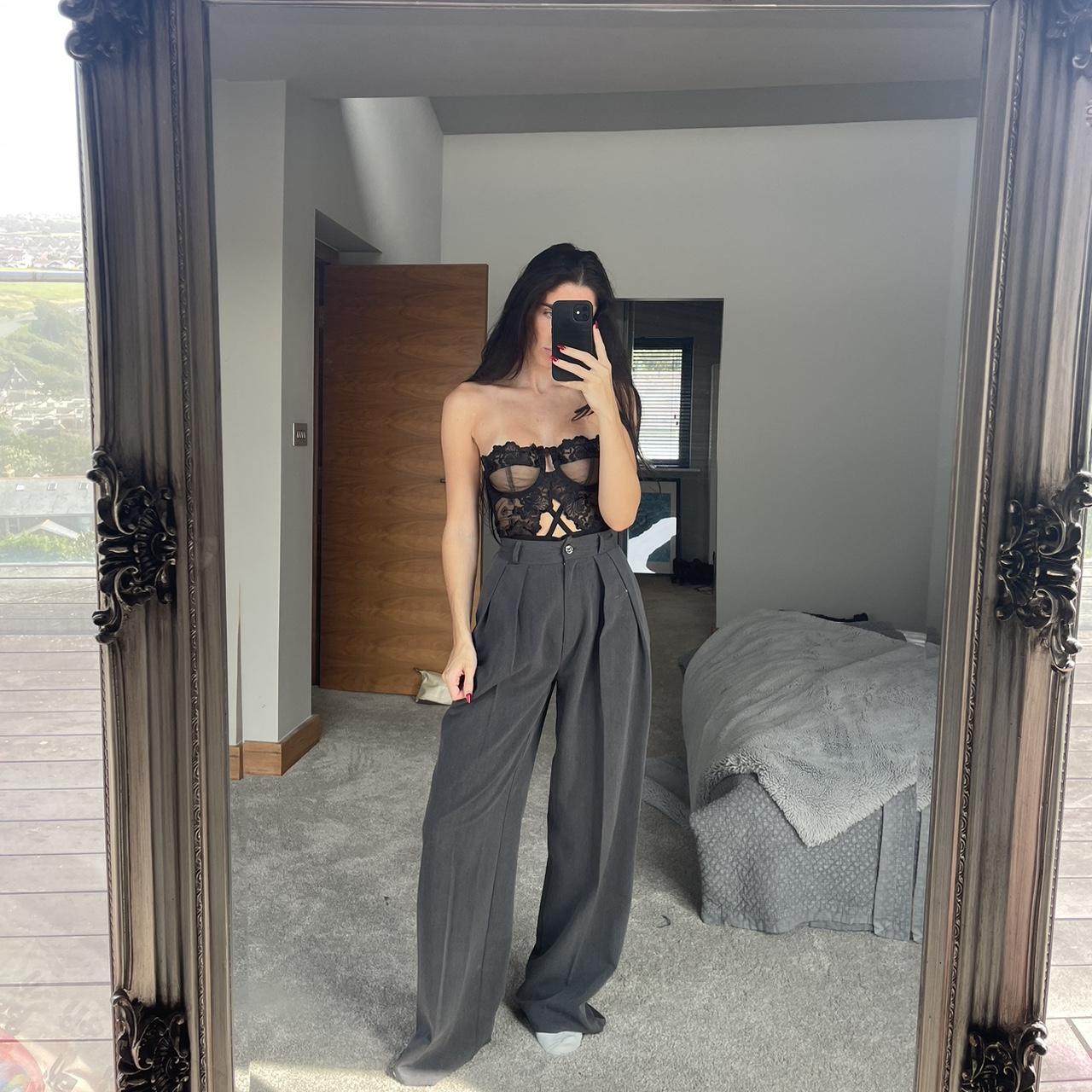 Asos lingerie lace cup bodysuit size 8 32 C - Depop