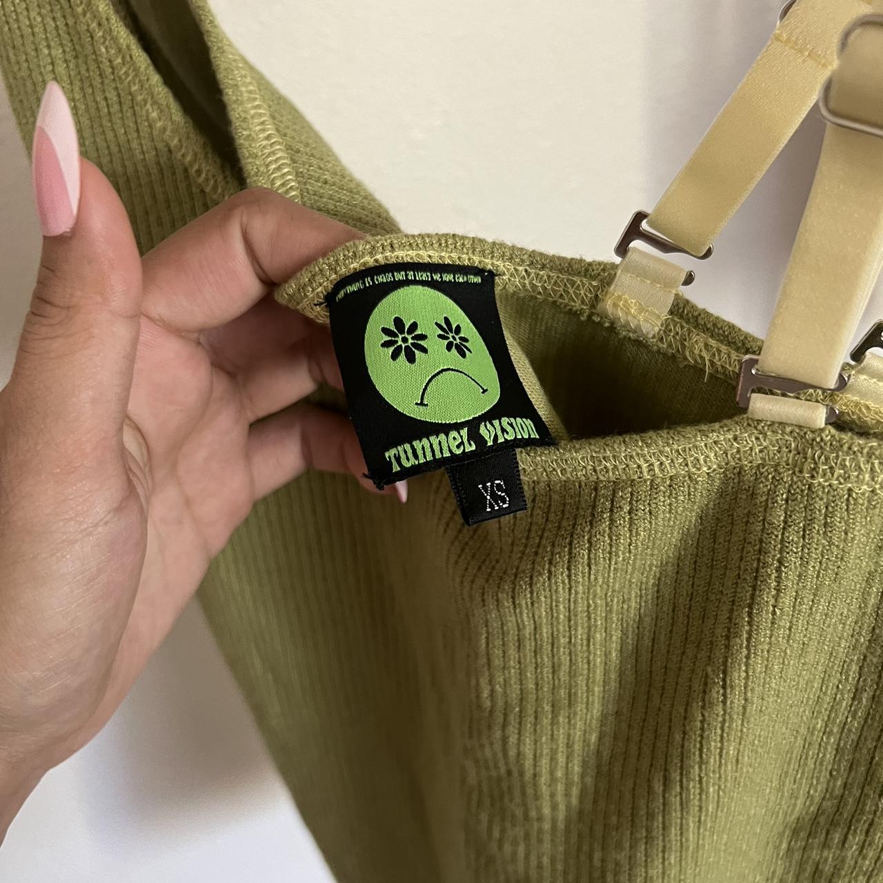 Vintage Y2k earthy fairy one shoulder tank Size xs... - Depop