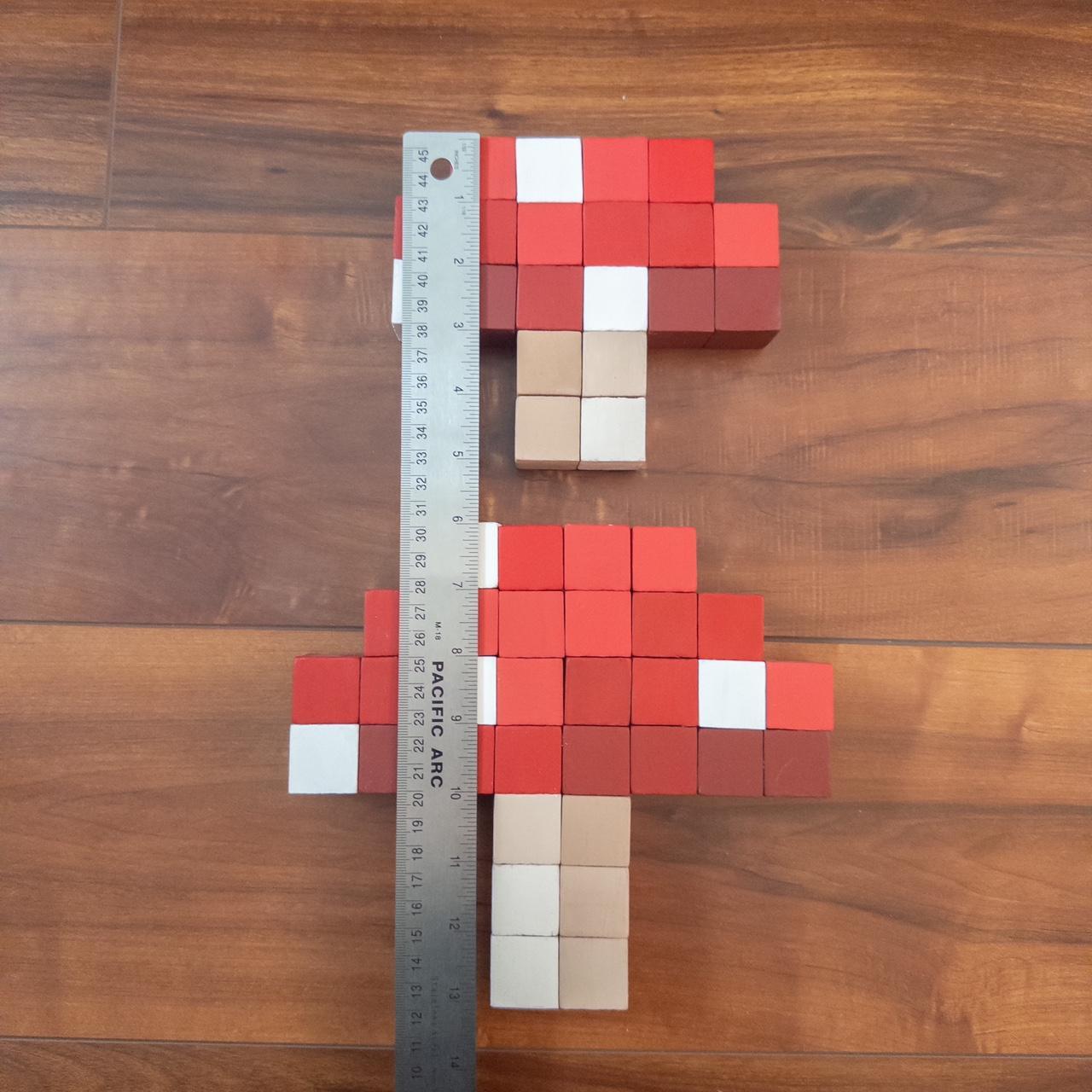 Minecraft Mushroom Wooden Block Figures This... - Depop