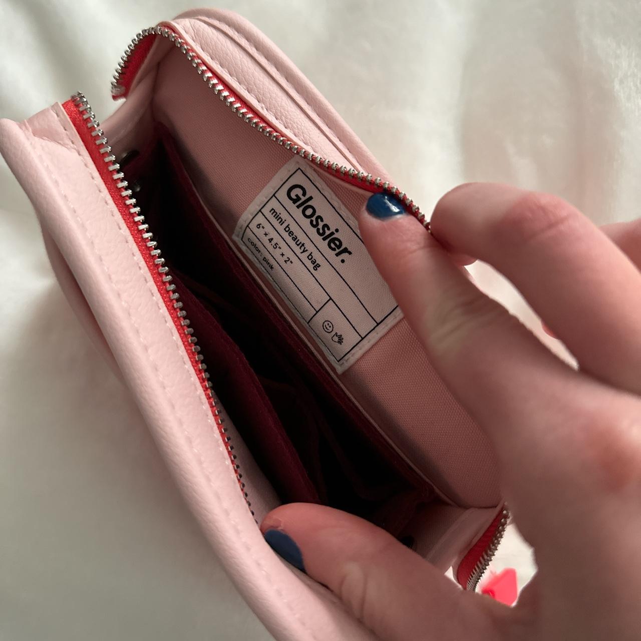 exclusive glossier mini makeup bag💄 #glossiermakeupbag - Depop