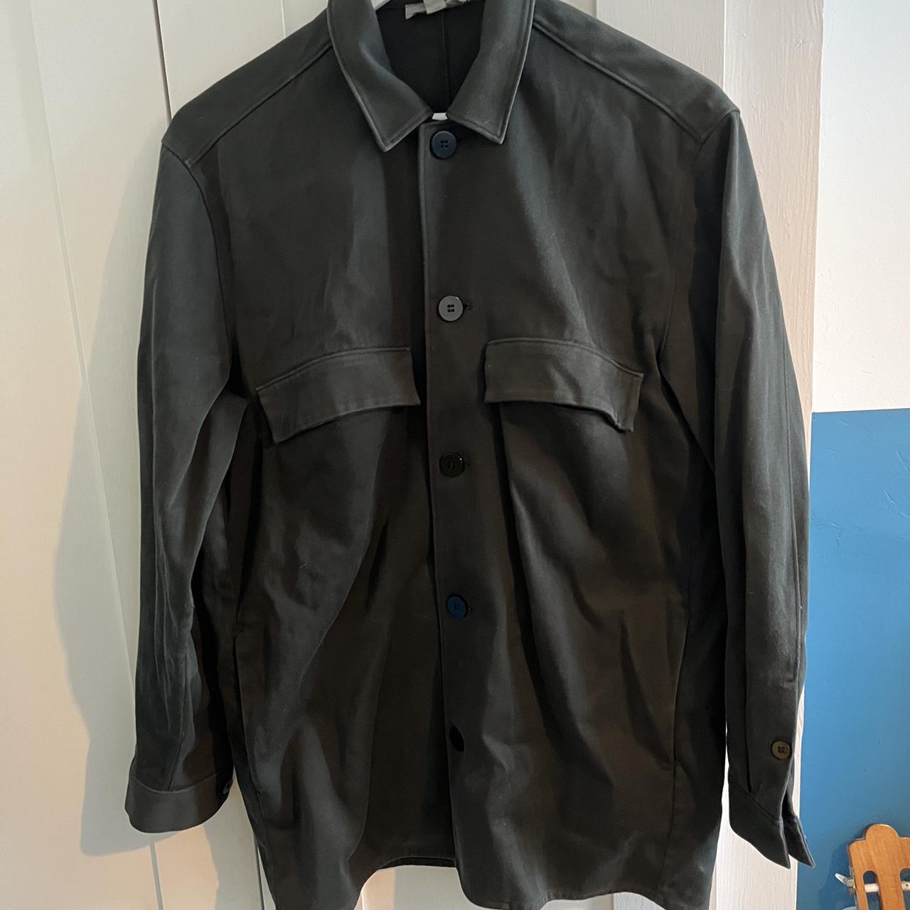 COS forest green shacket overshirt jacket Note:... - Depop